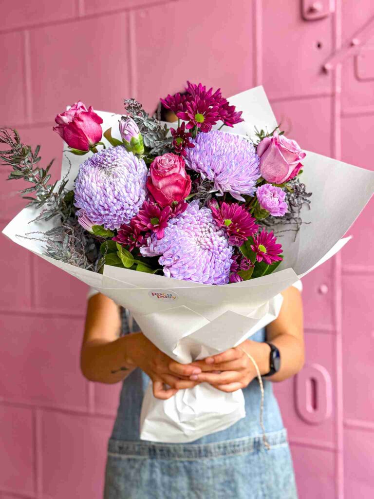 Purple Pop! 💜 Purple Flowers Bouquet