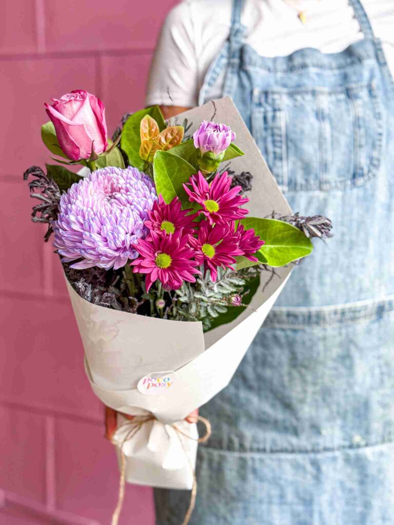 Purple Pop! 💜 Purple Flowers Bouquet