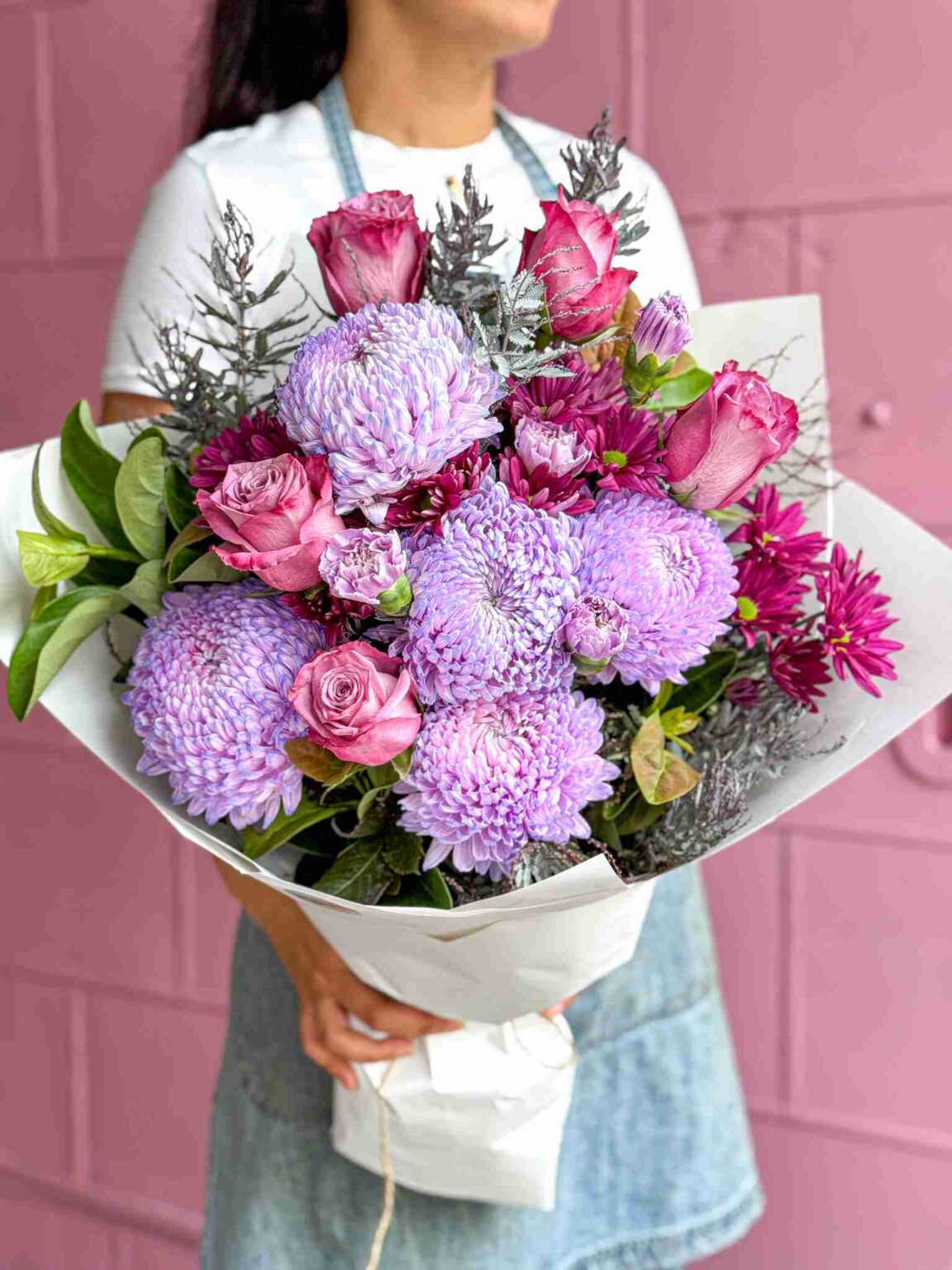 Purple Pop! 💜 Purple Flowers Bouquet