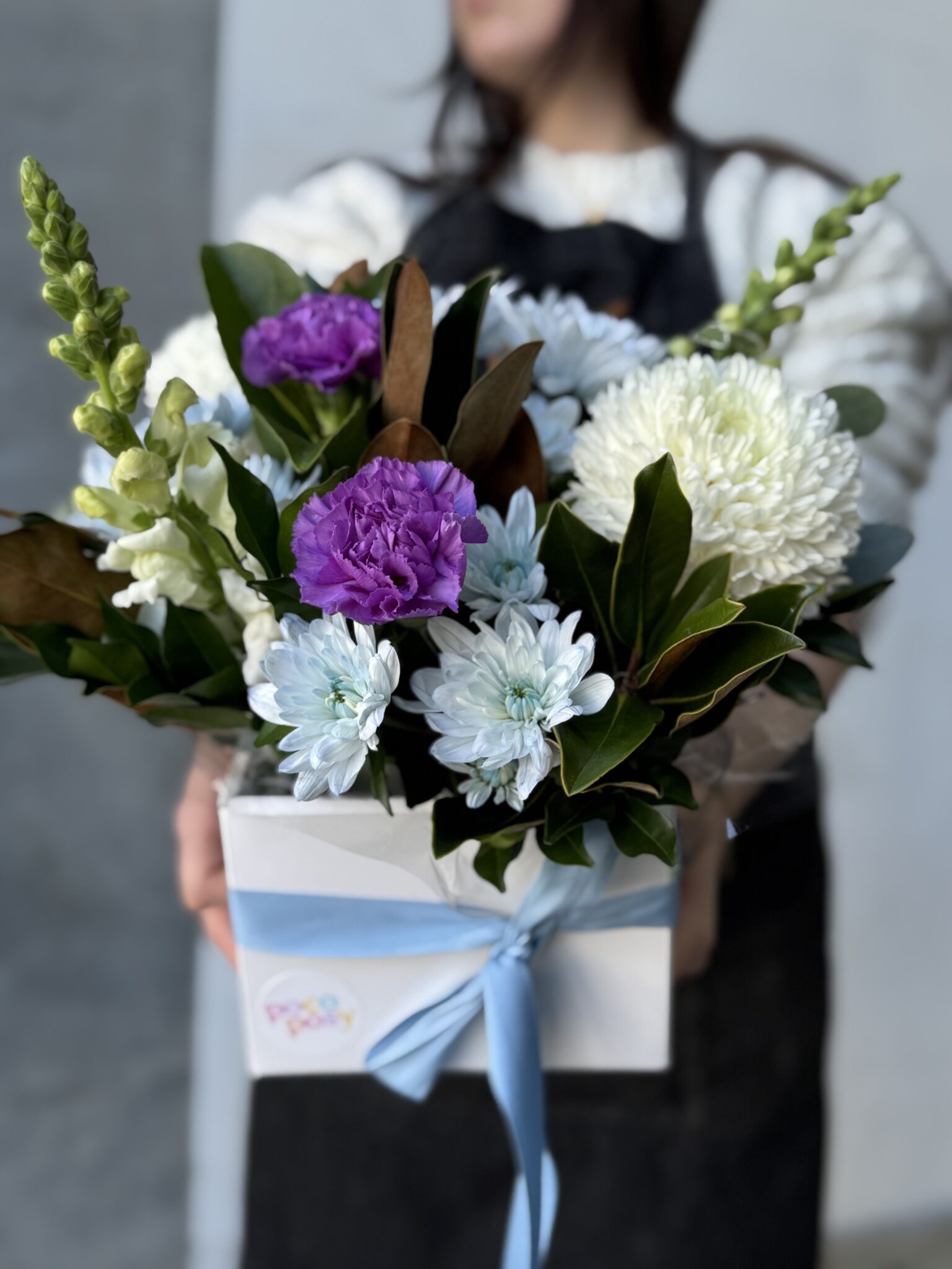 Baby Blue Box | Poco Posy